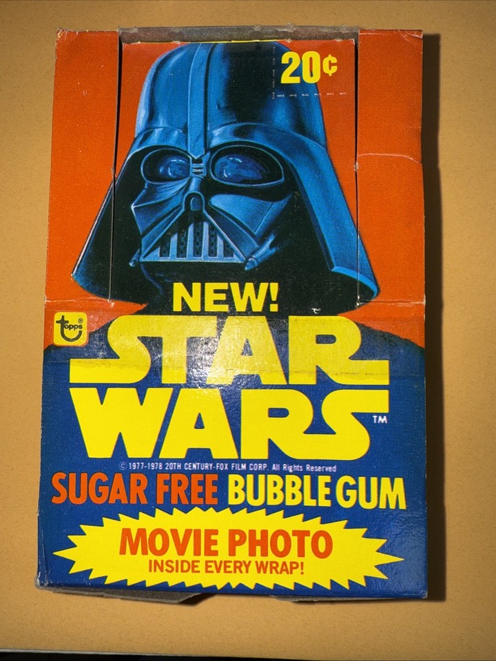 Topps 1977-1978 Star Wars Anh Sugar Free Gum with Movie Photo Prints ...