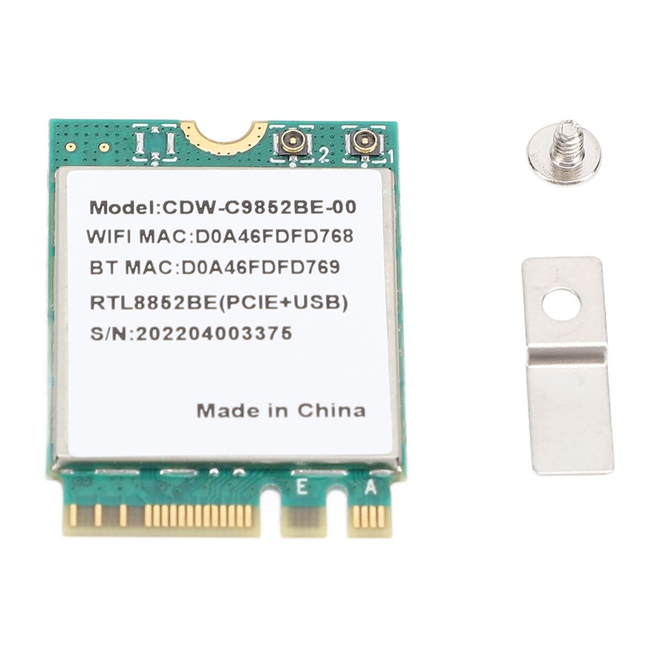 RTL8852BE Wireless Network Card 5.2 1800Mbps Support MU MIMO 2.4Gh UO ...