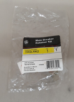 GENERAL ELECTRIC GE Main Breaker Retainer Kit THQLRK2 | eBay
