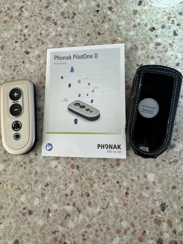 PHONAK PilotOne II Wireless Remote Control RC W/ Belt Clip Holster ...