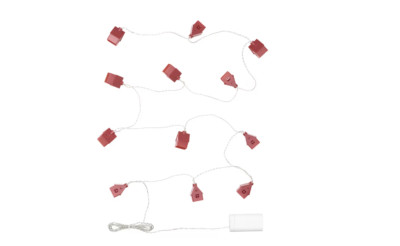 STRÅLA LED string light with 12 lights, battery operated/house | eBay