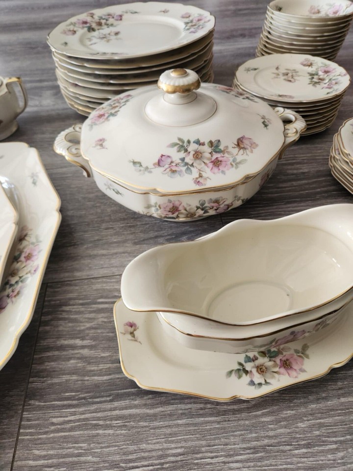 Vintage 1900s German 43 Piece Dinnerware Set Heinrich&Co | eBay