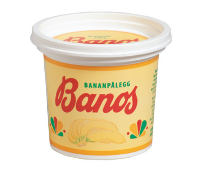 BANOS Banana spread 240 grs. box. Made in Norway since the 1930`s. Nice ...