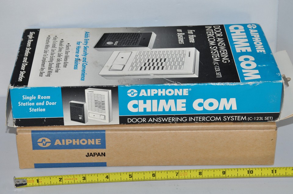 Aiphone Chime Com Door Answering Intercom System (C-123L-SET) NEW | eBay