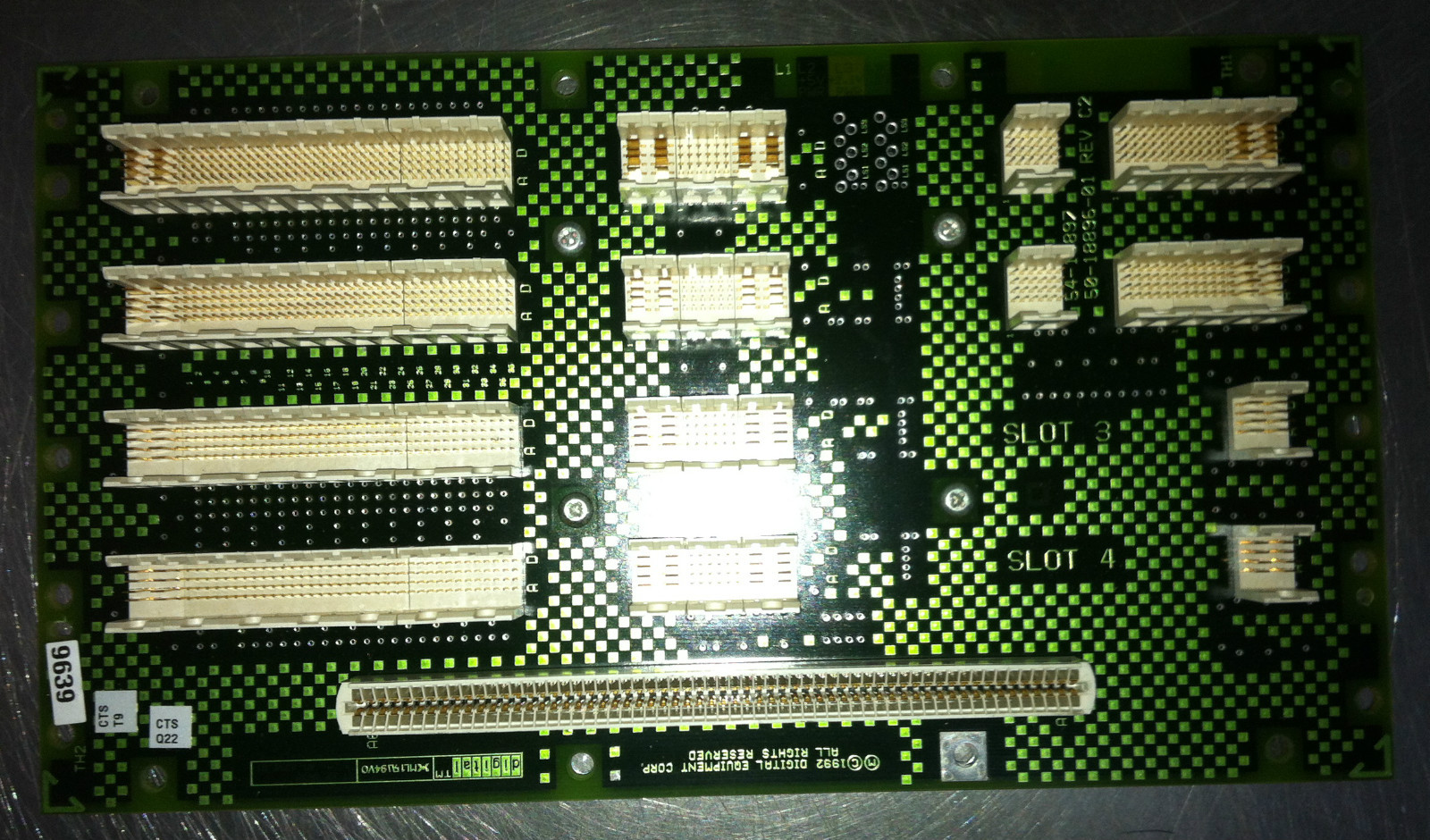 DEC / DIGITAL Corp. 54-18897-01 50-18896-01 Rev C2 DECNIS 500 Backplane ...