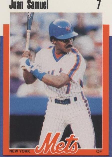 1989 Kahn's New York Mets - Juan Samuel #7 for sale online | eBay