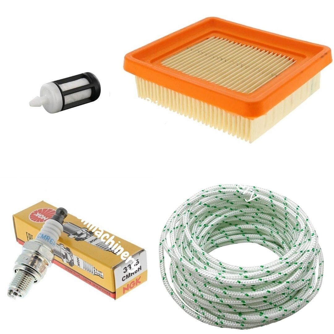 GENUINE STIHL HT133, KM111R, KM131, KM131R AIR FILTER SERVICE KIT NGK ...