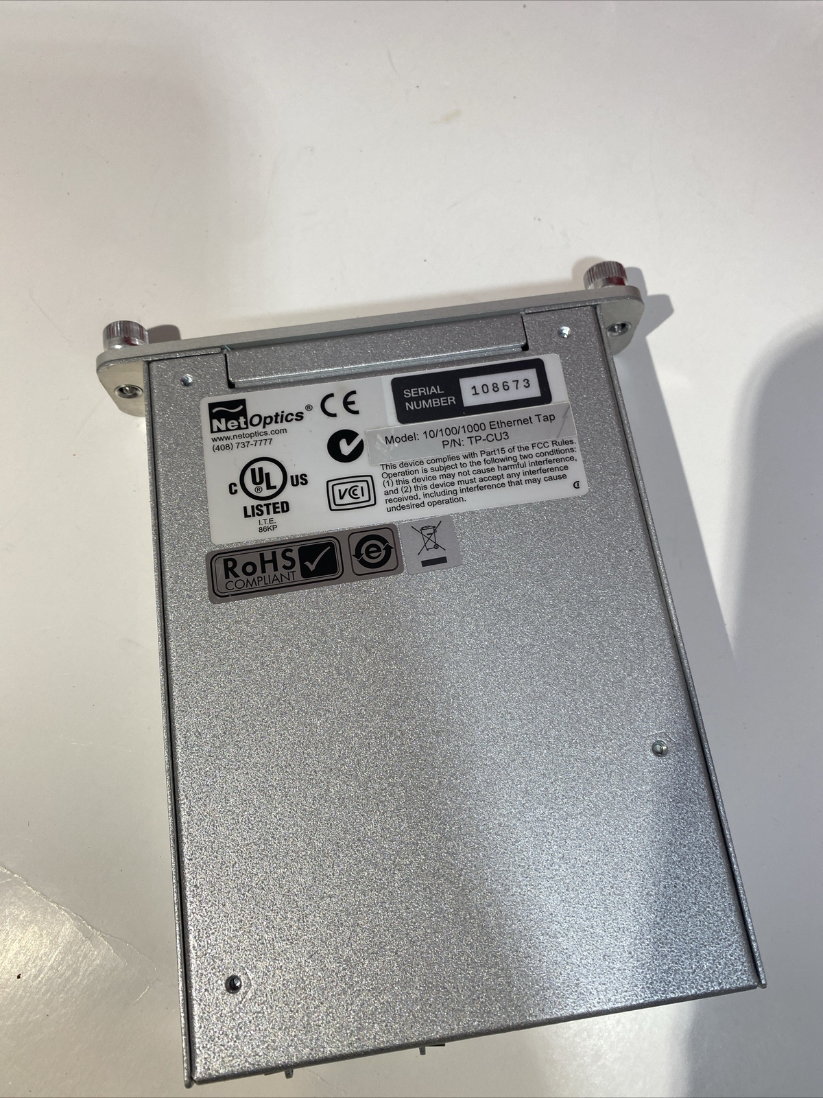 Net Optics 10/100/1000BaseT Tap tap splitter TP-CU3 for sale online | eBay
