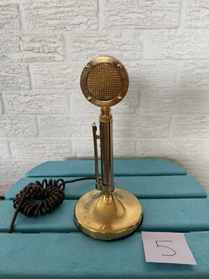 RARE GOLDEN EAGLE Astatic Model D-104 Microphone- 22 CARAT GOLD Plated ...