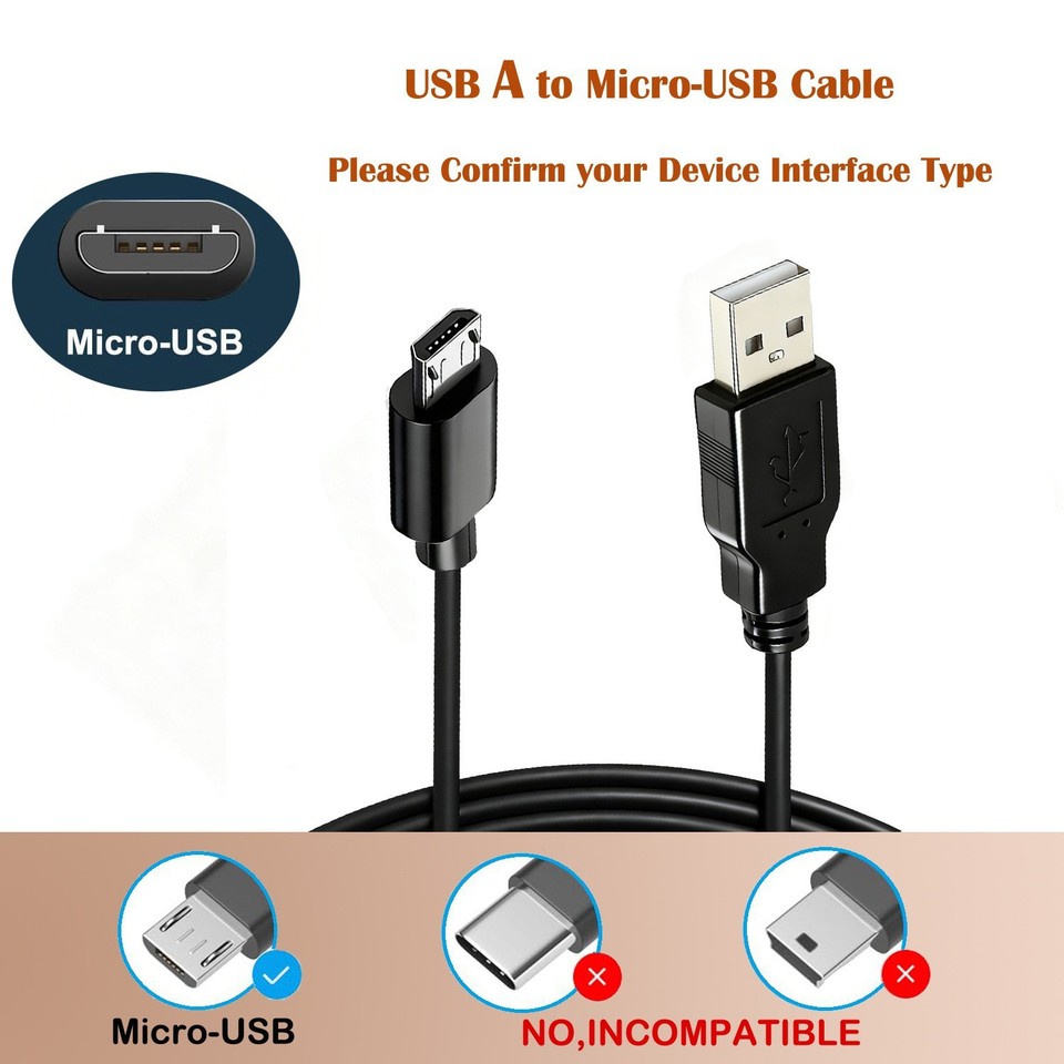 USB Cable Charger Cord for Google ChromeCast Chrome Cast H2G2-42 TV 1st ...