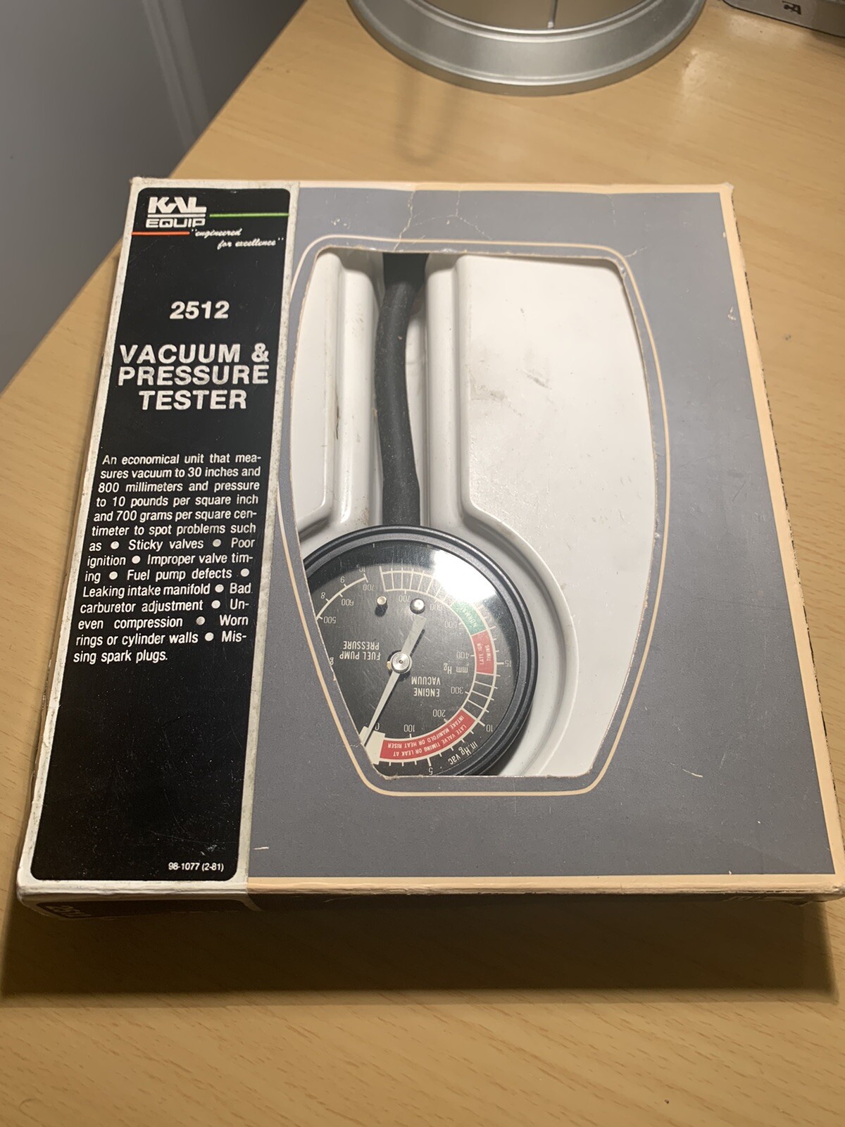 Kal Equip Vacuum & Pressure Tester KM2512 for sale online | eBay