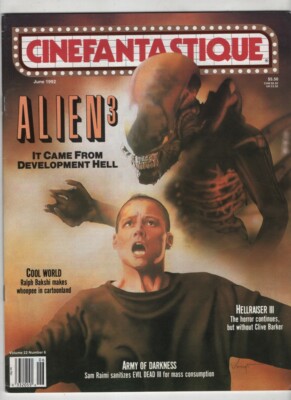 Cinefantastique Mag Alien 3 Sam Raimi Ralph Bakshi June 1992 072720nonr ...