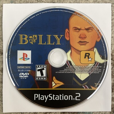 🔥 Bully (Sony PlayStation 2, 2006) BL. Good Disc Only! See Description ...