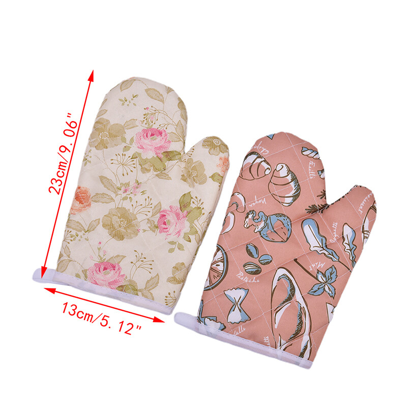 Microwave Oven Glove Kitchen Mitten Heatproof Resistant Non-slip Baking ...