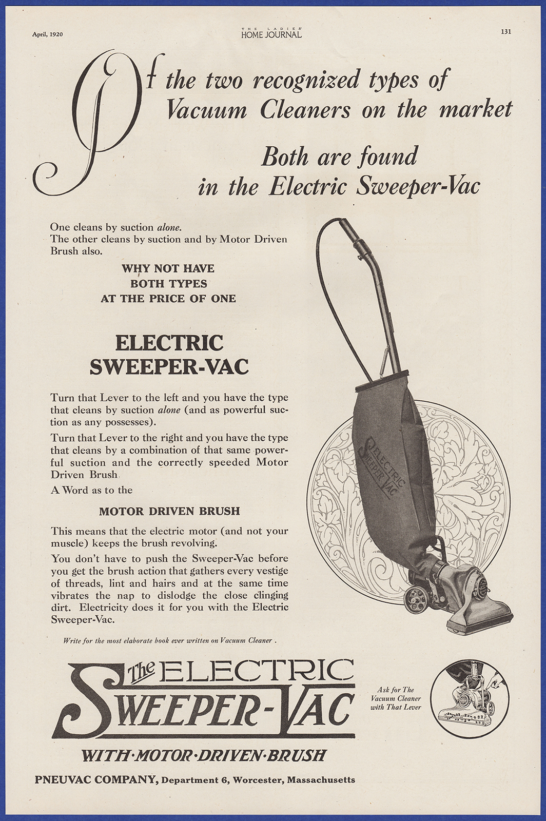1920s Vacuum Cleaner
