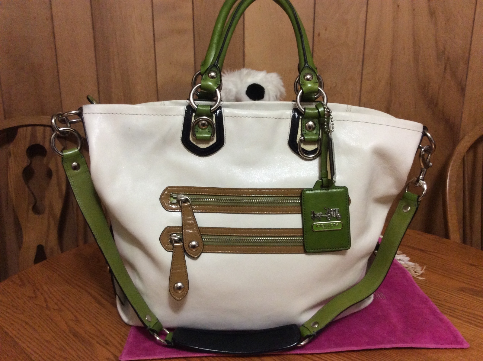 Coach Madison Large Leather Spectator Shopper Tote - Gem