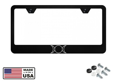 Triple Moon - Plain - Triple Goddess Laser Etched METAL License Plate ...