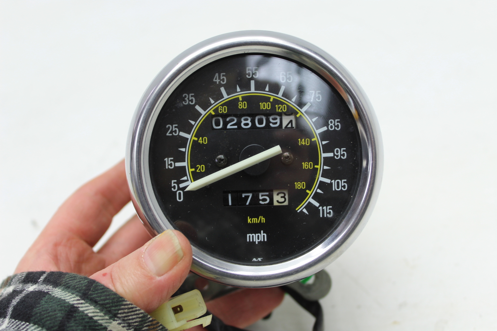 1987 YAMAHA VIRAGO 535 XV535 (#240) SPEEDOMETER GAUGE METER LOW MILES ...