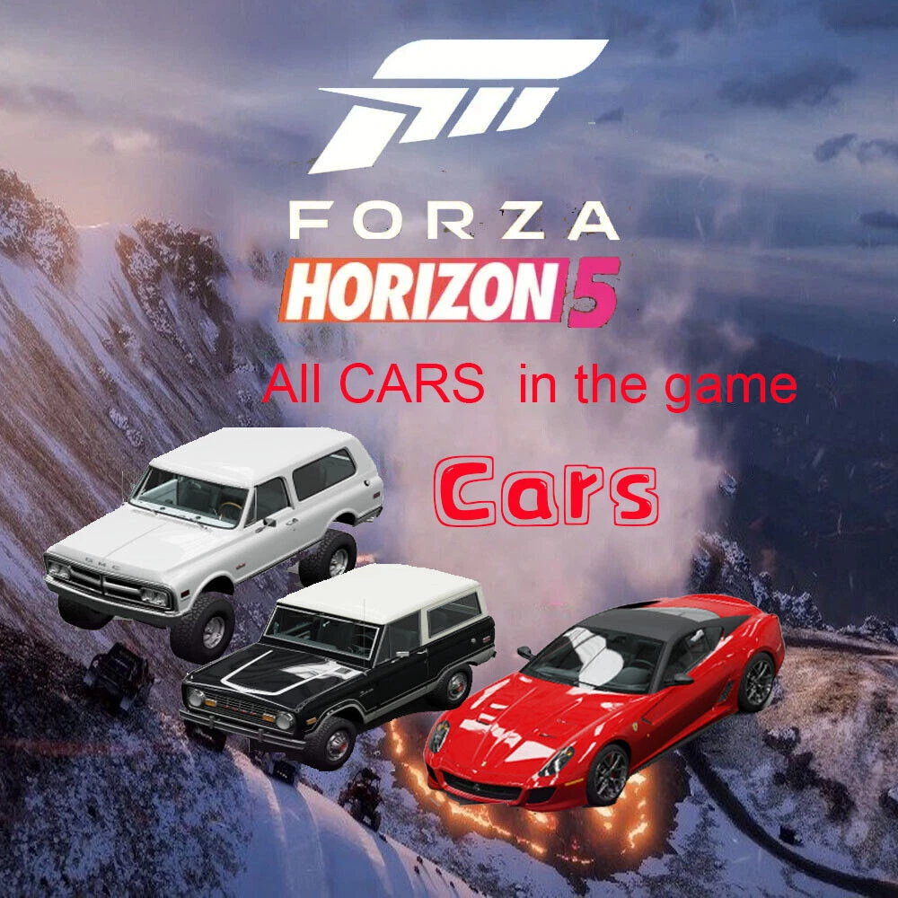 Forza Horizon All Cars