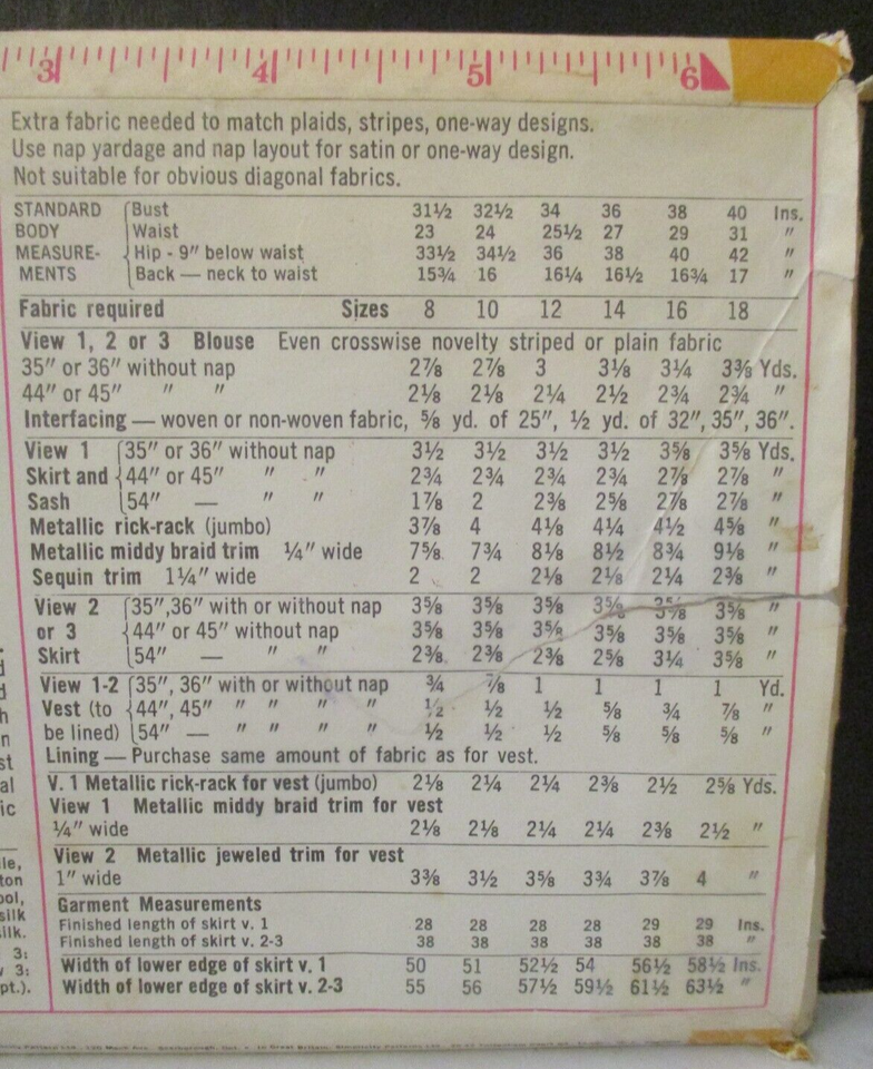 Simplicity Pattern 9111 Misses Front Wrap Skirt Blouse Vest Sash Size ...