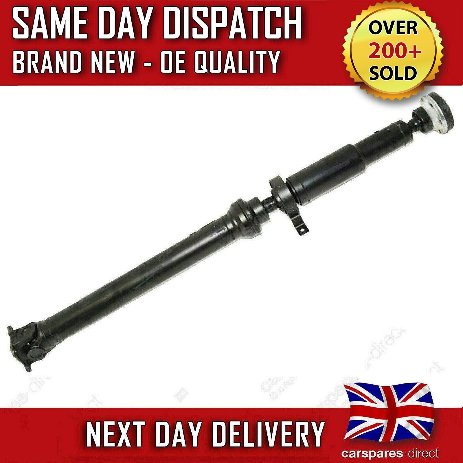 RANGE ROVER SPORT REAR PROPSHAFT & CENTRE BEARING 2005-2013 TVB500390 ...