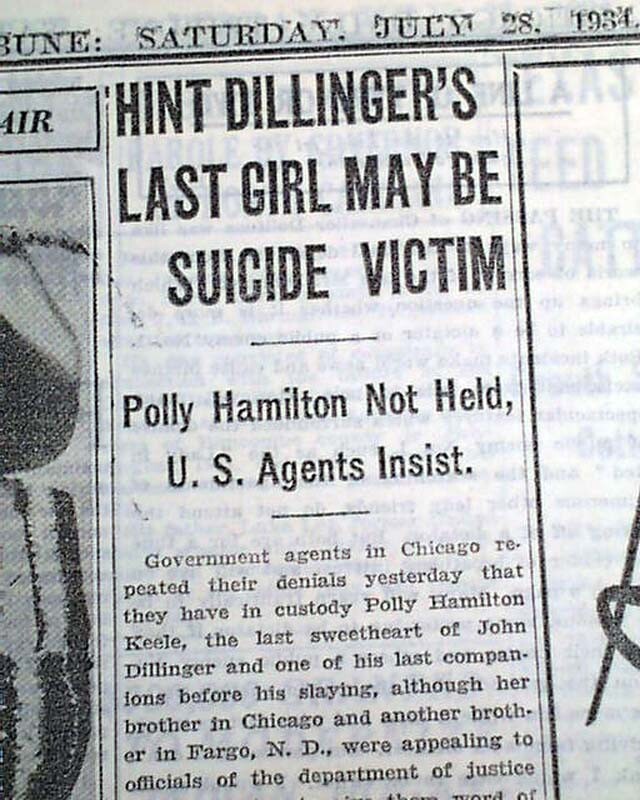 John Dillinger Last Words Gangsters, Booze, Dillinger All Part Of
