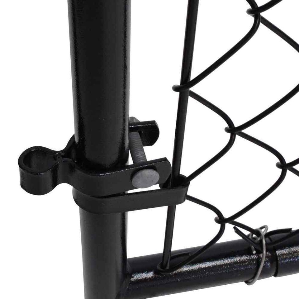 Fit Right Adjustable Chain Link Gate Kit for Outdoor Decking & Fencing ...