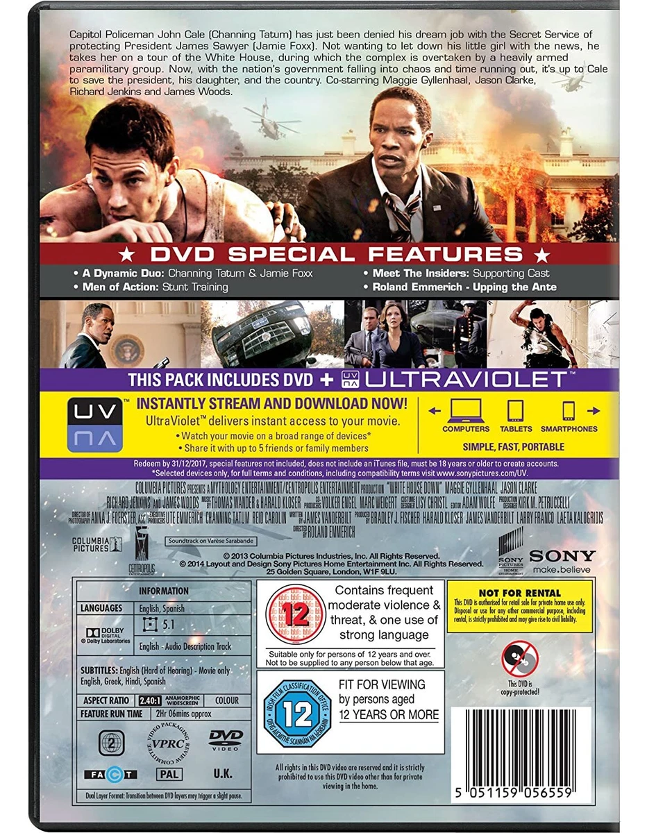 White House Down Dvd Front Cover