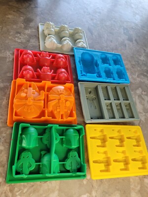 Star Wars Ice Mold Ice Tray Food Mold Jello Mold Different Characters ...
