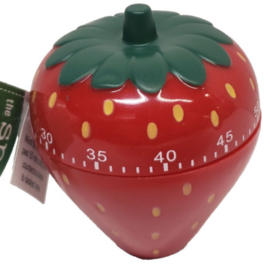 60 Minutes Plastic Strawberry Shaped Kitchen Timer, 3", STRAWBERRY, USA ...