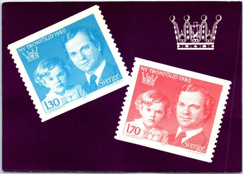 Postcard - The stamps "New Order of Succession 1980" | eBay
