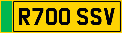 ROSS V RUSS ROS ROSE ROSIE PRIVATE CAR NUMBER PLATE ROB RO55 OLD R REG ...