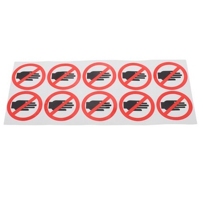Warning Do Not Touch Stickers Waterproof Safety Labels for Office ...