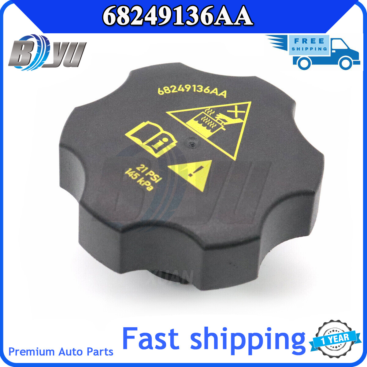 Radiator Coolant Recovery Bottle Cap For Chrysler Dodge Jeep Engine ...