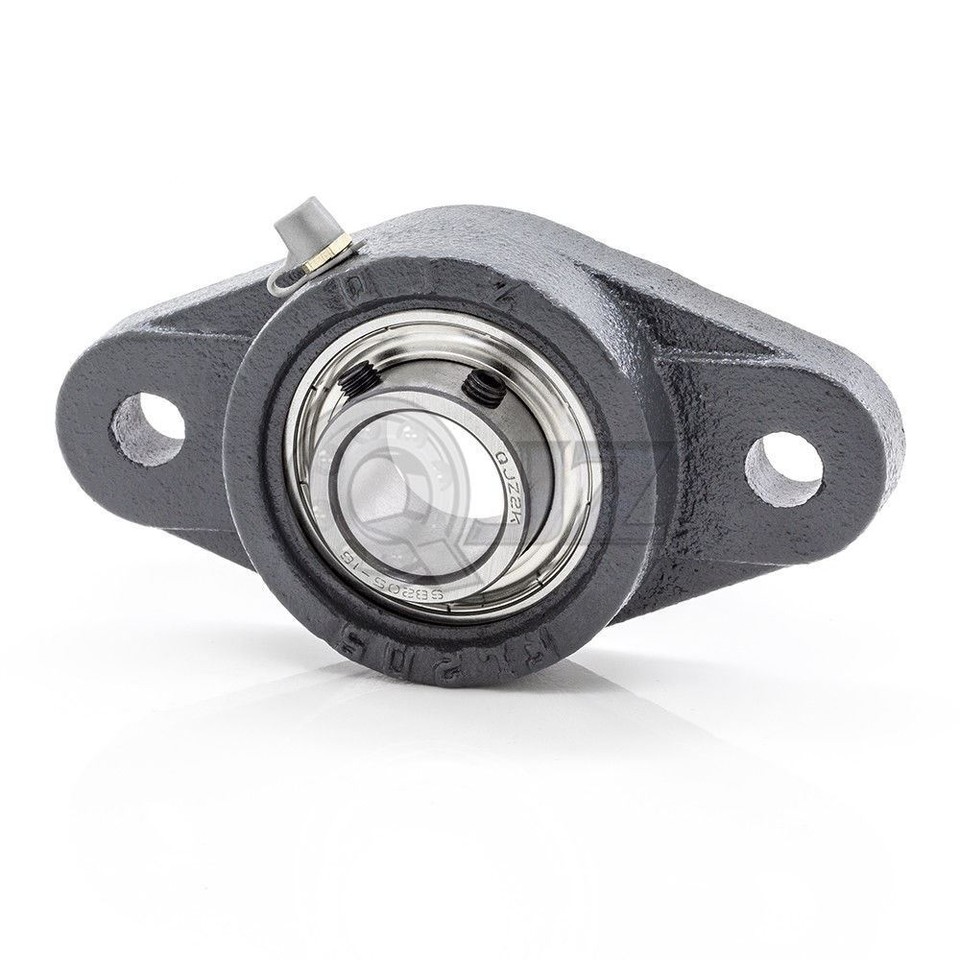 1 1/4 in 2-Bolts Flange Cast Iron SBFL206-20 Mounted Bearing SB206-20 ...