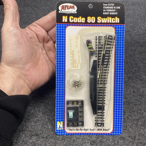 Atlas Model 2705 Code 80 #6 Switch Remote RH Black N Atl2705 for sale ...