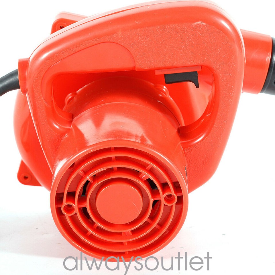 110V Electric Hand Operated Air Blower Computer Dust Cleaner Red 1000W ...