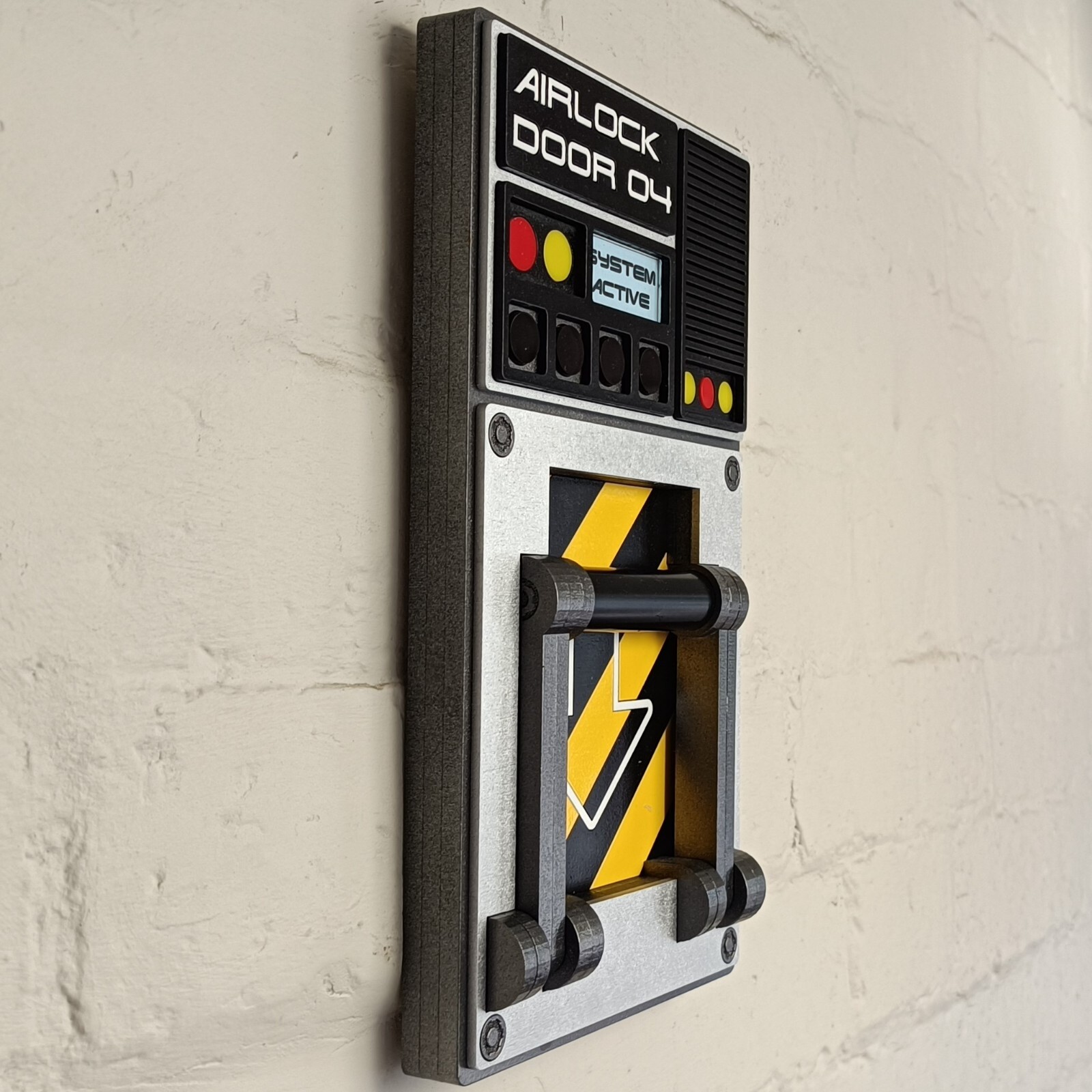 Sci-Fi inspired Airlock Door Control Panel / 3d Prop entry handle ...