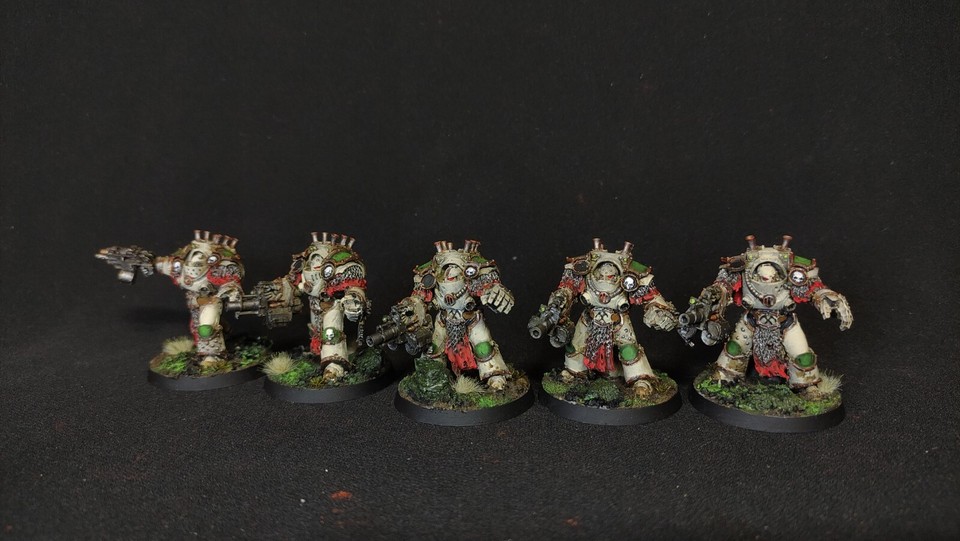 Warhammer 30k painted Death Guard Grave Wardens terminators ready to ...