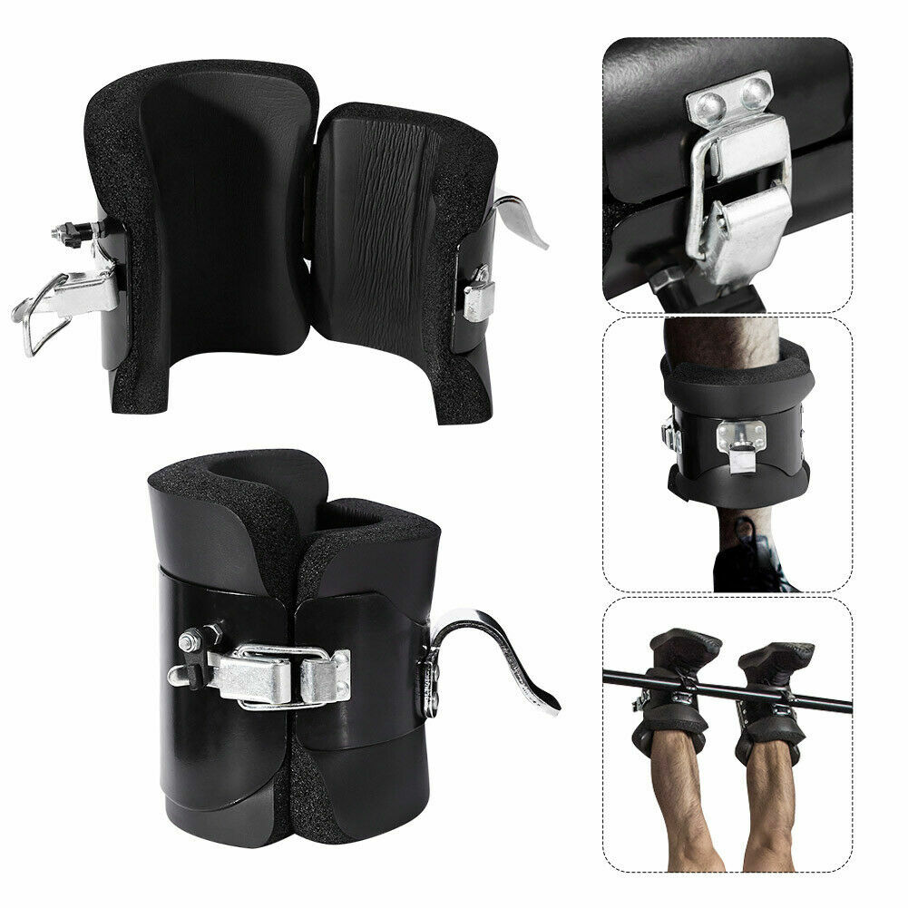 Anti Gravity Inversion Boots Ab Crunch Abdominal Sit Up Hooks Bar ...