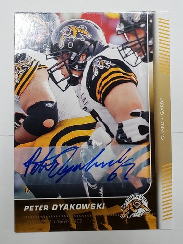 2015 Upper Deck Cfl Signatures #90 Peter Dyakowski | eBay