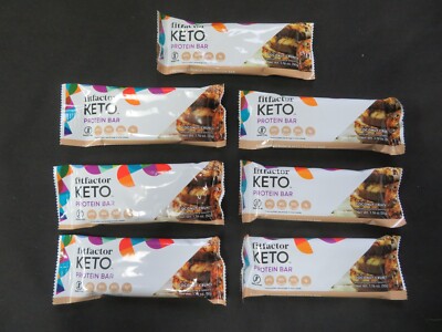 (7) FitFactor Keto Protein Bars Coconut Crunch 1.76 Oz Each Fit Factor ...