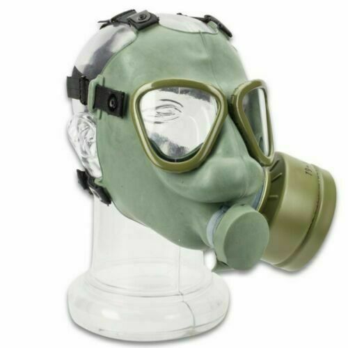 Yugoslavian M1 NBC Protective Gas Mask Full Face with 60mm Filter + bag ...