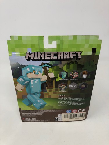 Minecraft Diamond Steve Figure Pack 681326165040| eBay