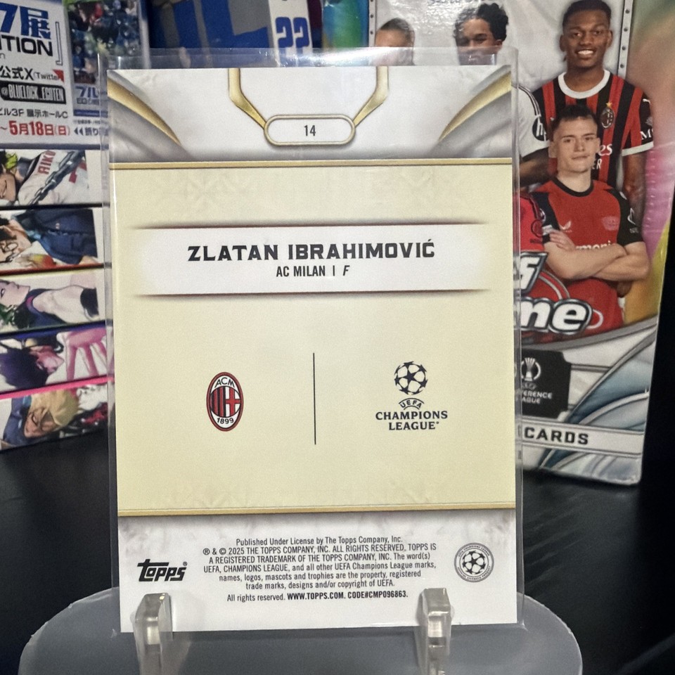 ZLATAN IBRAHIMOVIC 2024-25 TOPPS REVERENCE UCC #14 GREEN /99 MILAN | eBay