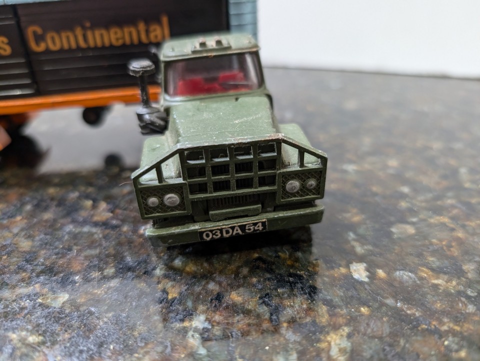 Vintage Corgi Major MACK TRUCK w/ TRANS-CONTINENTAL TRAILER, Britain | eBay