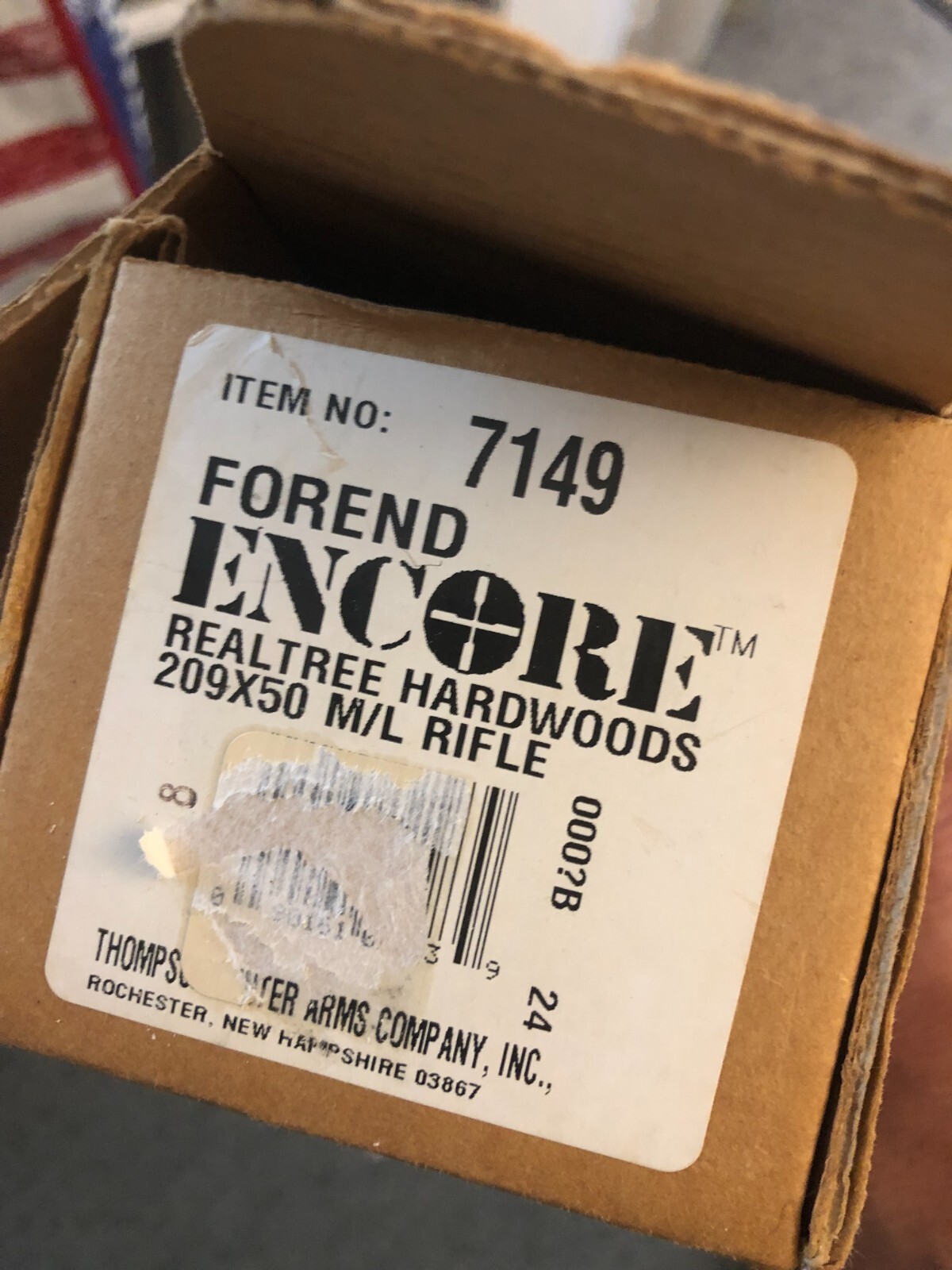 Thompson Center Encore real tree hardwood 209 50 ml Forend 7149 | eBay