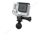 Portable RAM Mount Tripod Ball Head Adapter For GoPro Hero 10 9 8 7 6 5 ...