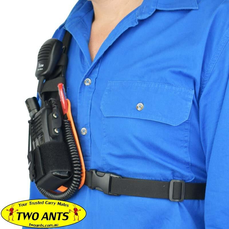 Radio Holster Chest Harness UHF Phone Right - Orange - Two Ants Worker ...