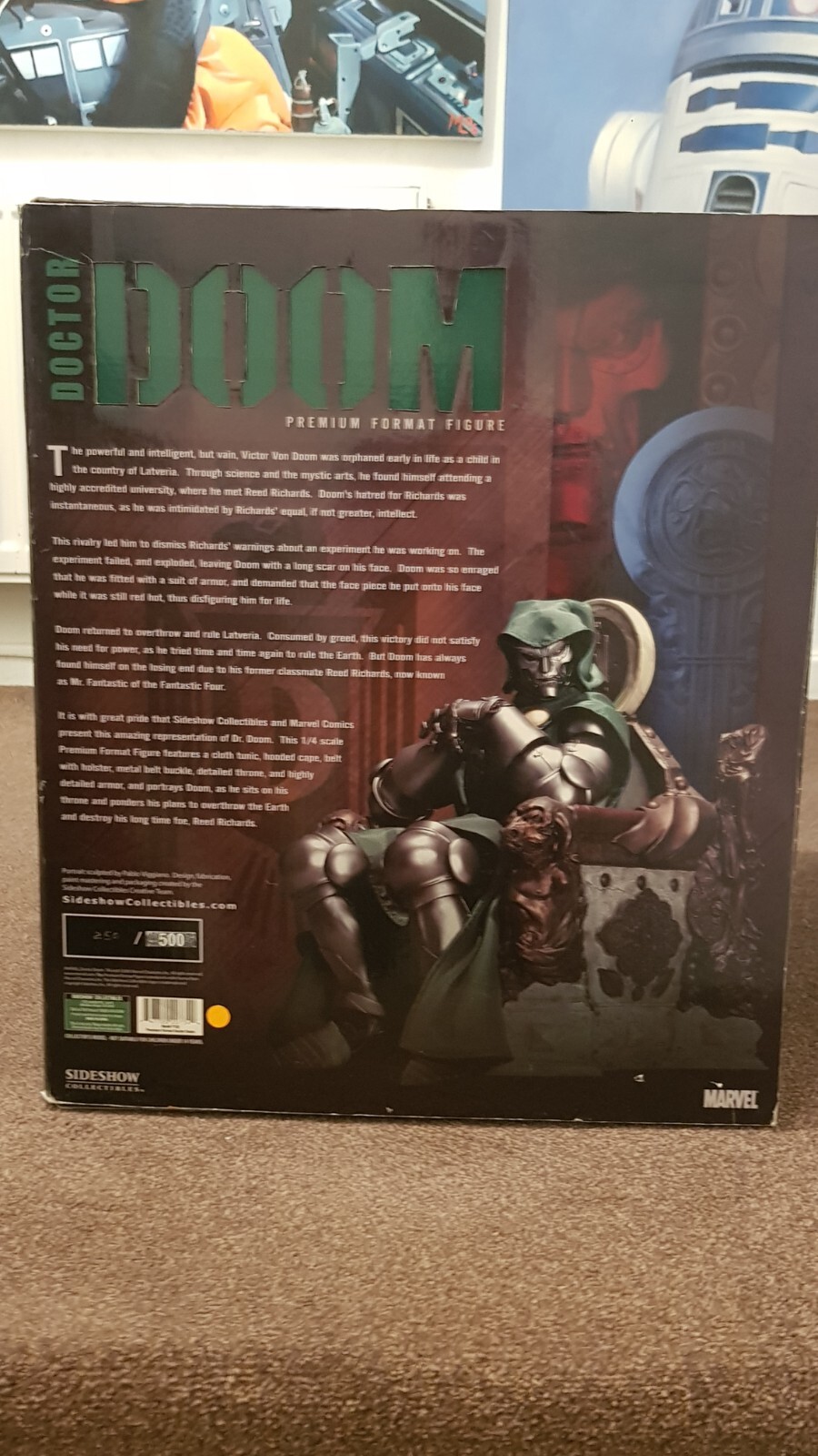 Sideshow Dr Doom On Throne Premium Format Exclusive Statue 500 ...